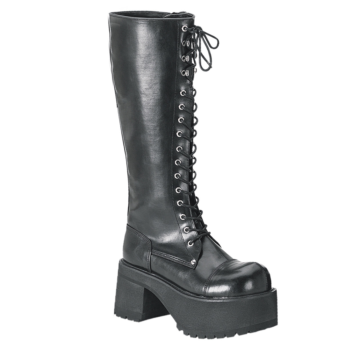 Demonia Ranger-302 Knee High Gothic Punk Men's Platform Combat Boots ...