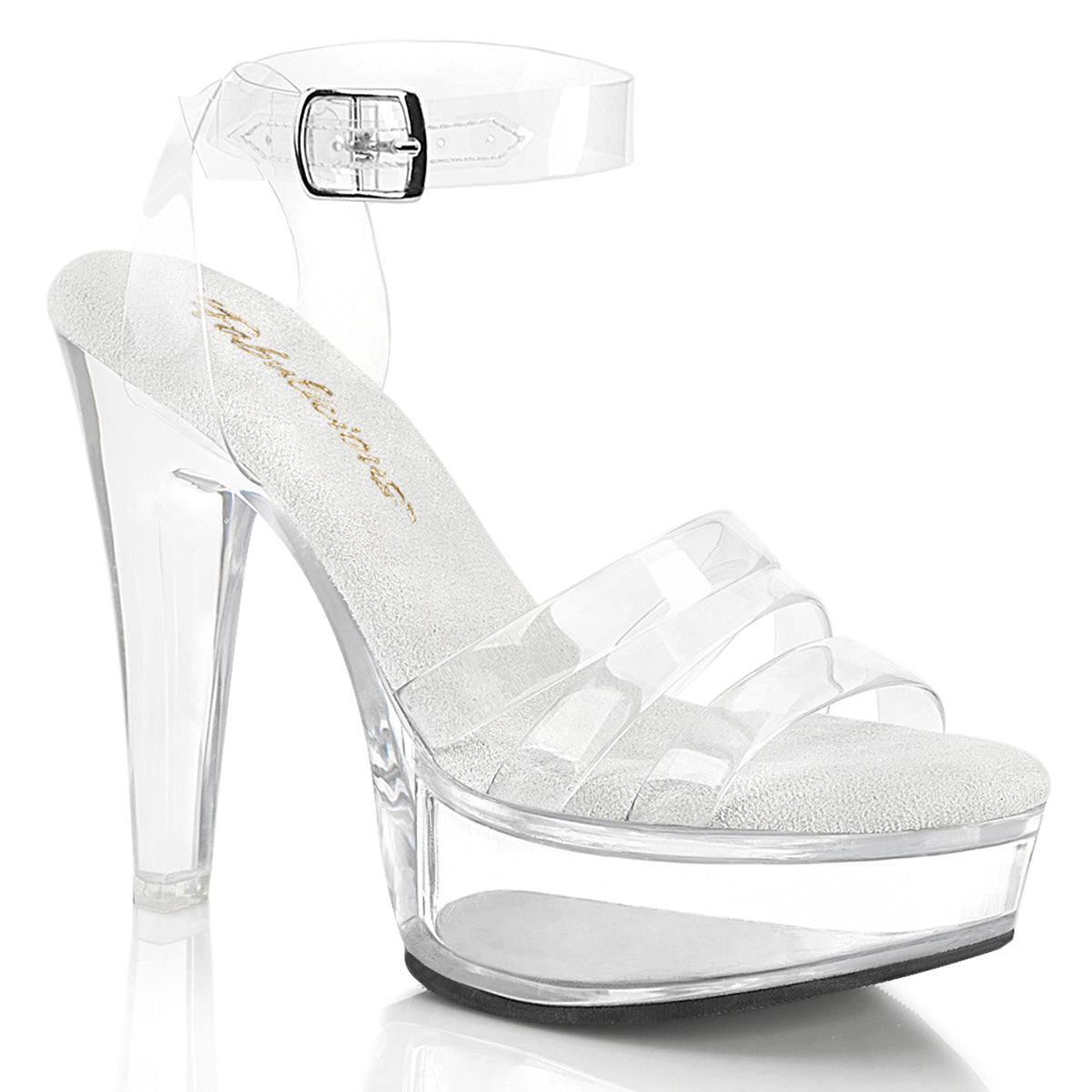Fabulicious Martini-505 Clear Prom Formal Dress Heels Platform Shoes ...