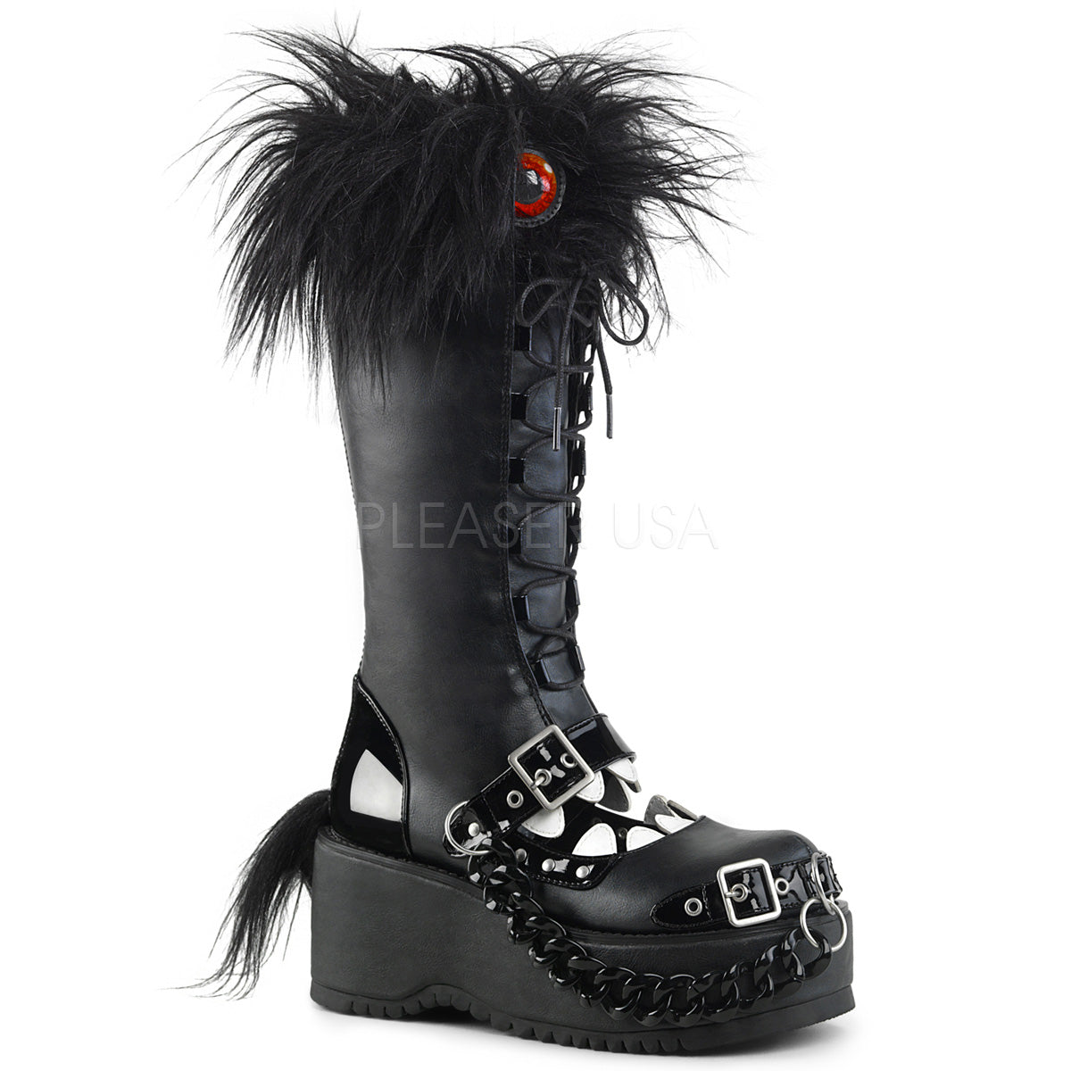 Demonia Dolly-130 Monster Boots | OtherWorld Shoes
