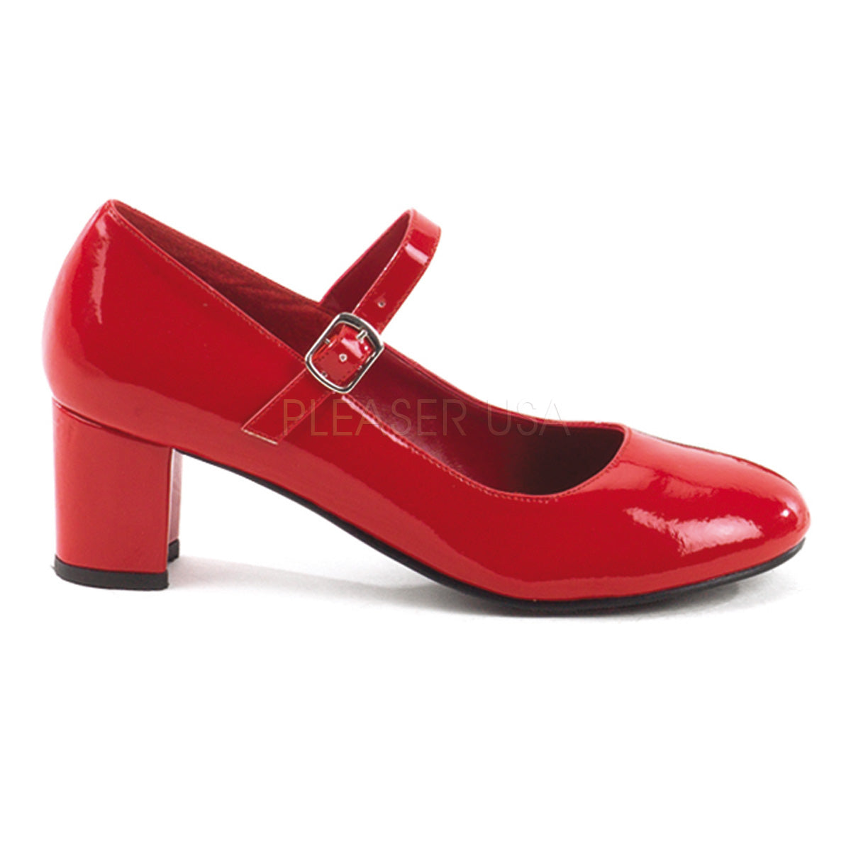 Red School Girl Costume Heels | Funtasma Schoolgirl-50 | OtherWorld Shoes